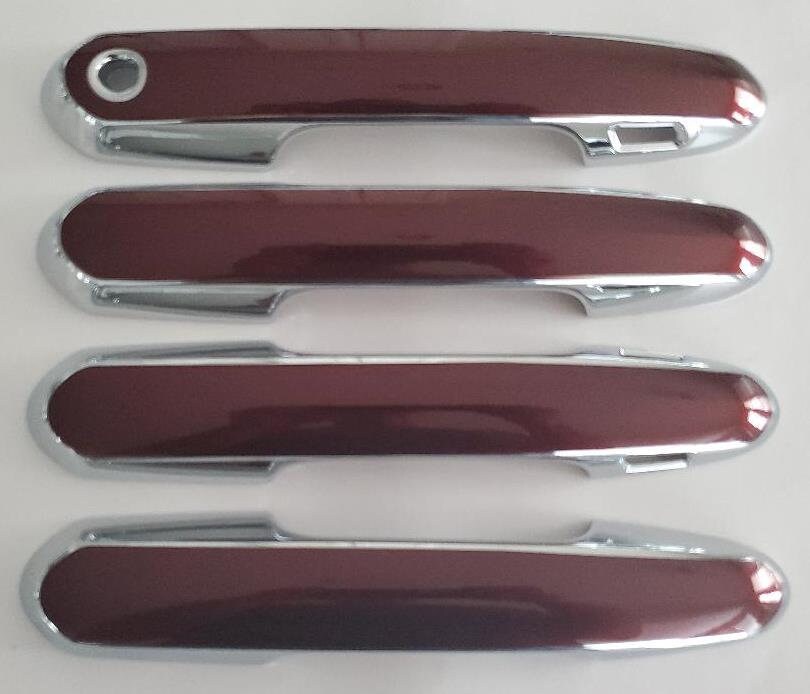 Full Set of Custom Black OR Chrome Door Handle Overlays / | Etsy