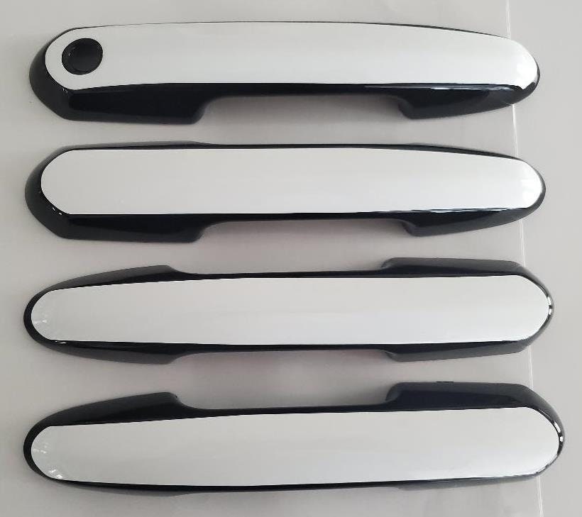 Full Set of Custom Black OR Chrome Door Handle Overlays / | Etsy