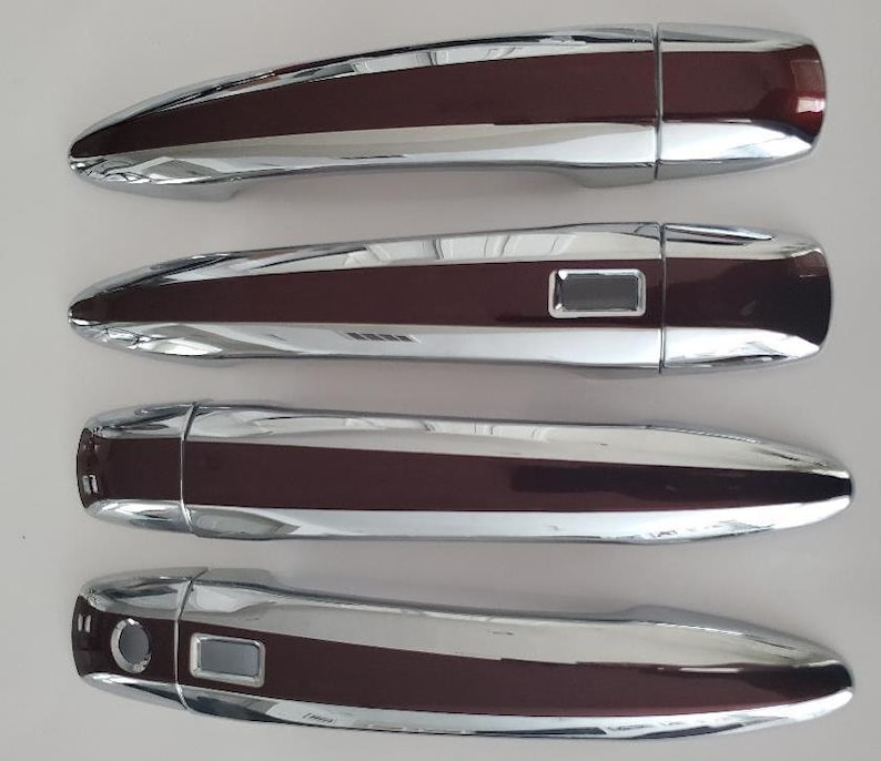 Full Set of Custom Black OR Chrome Door Handle Overlays / - Etsy