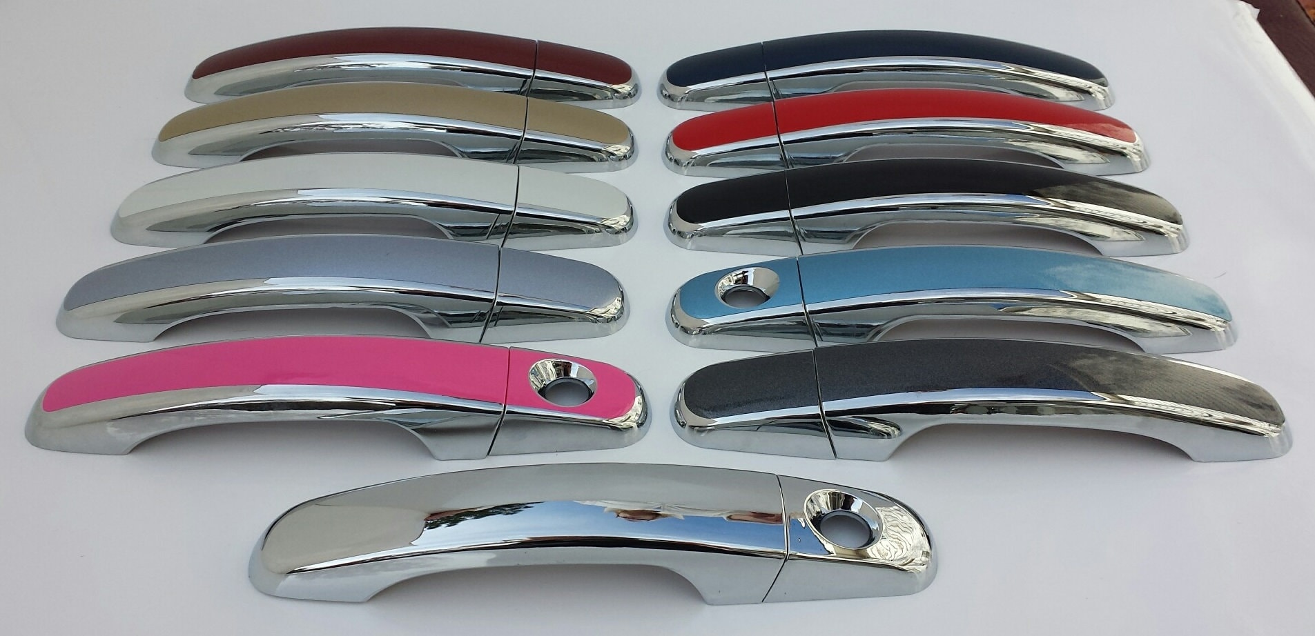 Full Set of Custom Black OR Chrome Door Handle Overlays / - Etsy