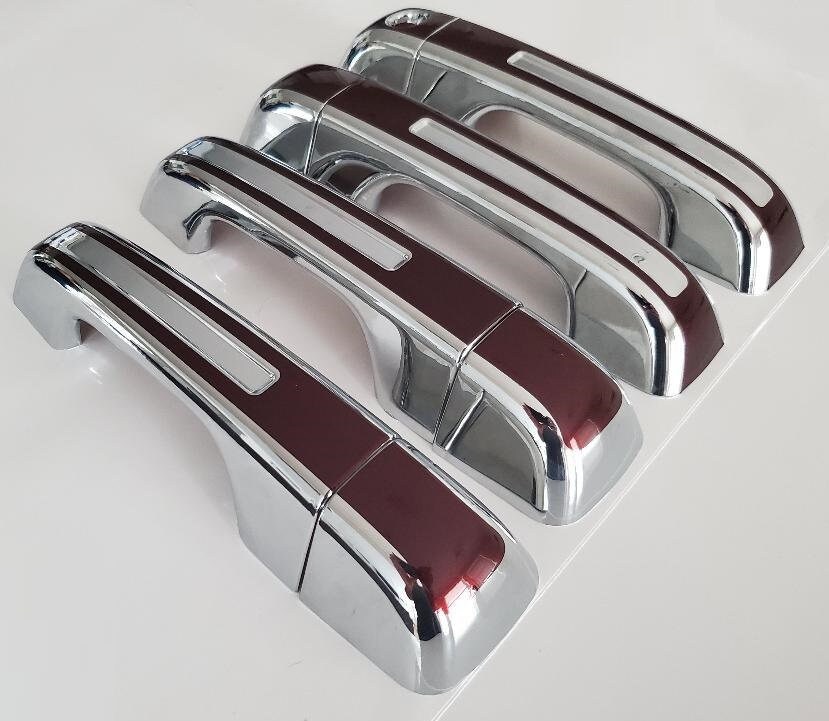 Full Set of Custom Black OR Chrome Door Handle Overlays / - Etsy