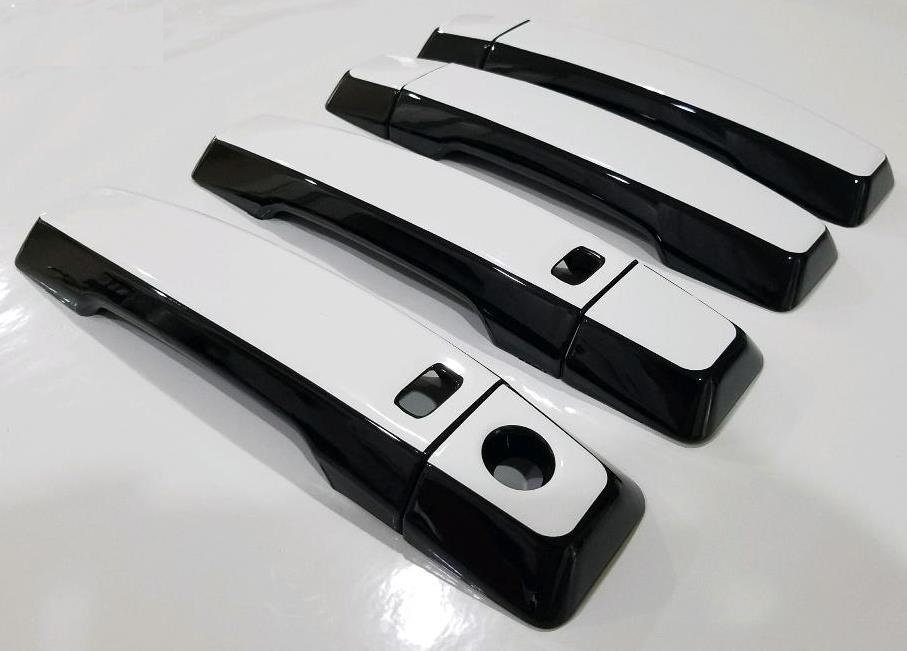Full Set of Custom Black OR Chrome Door Handle Overlays / - Etsy