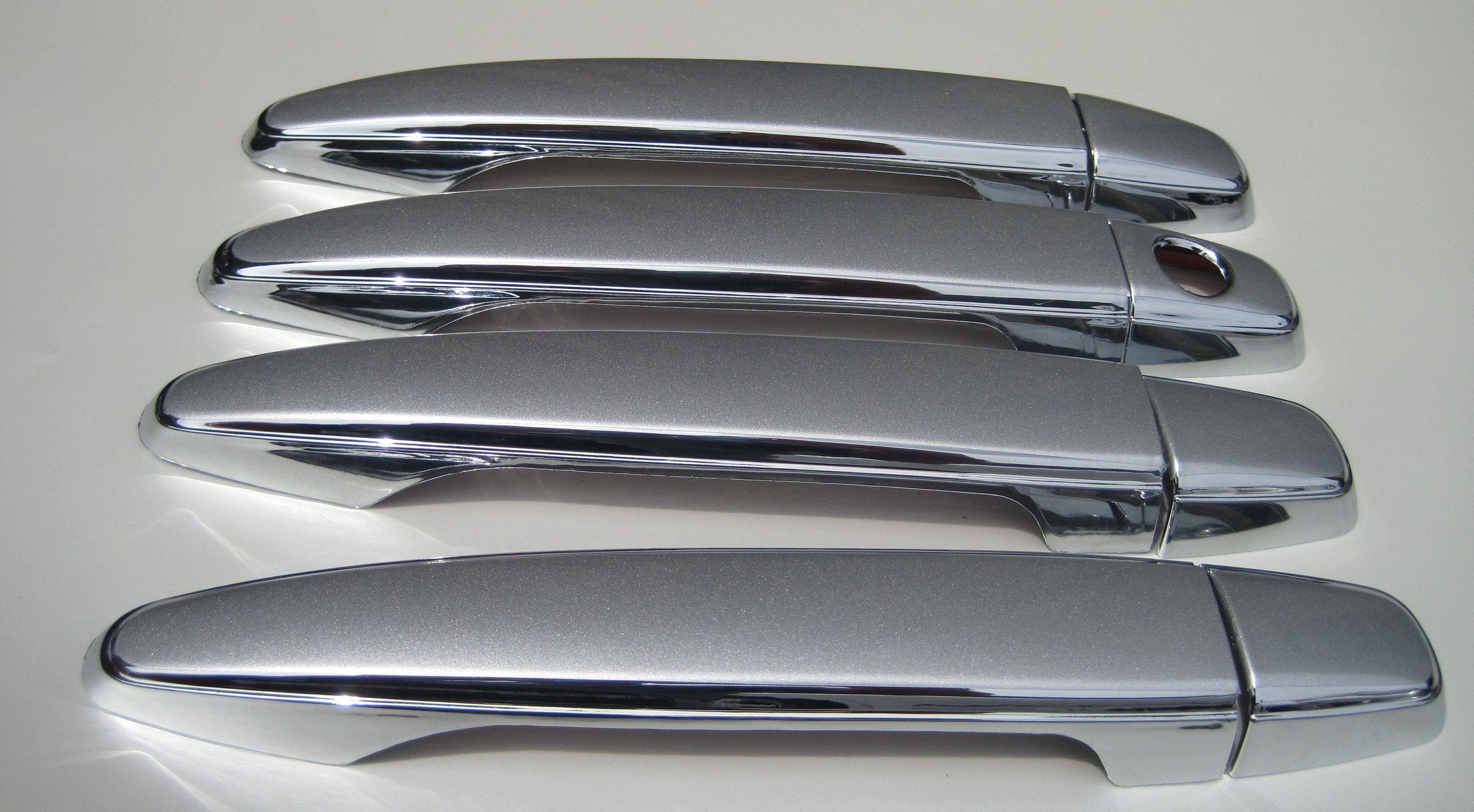 Full Set of Custom Black OR Chrome Door Handle Overlays / Covers for ...