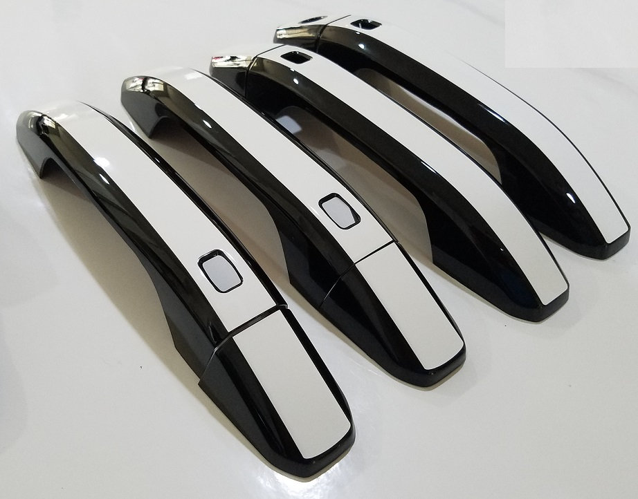 Full Set of Custom Black OR Chrome Door Handle Overlays / | Etsy