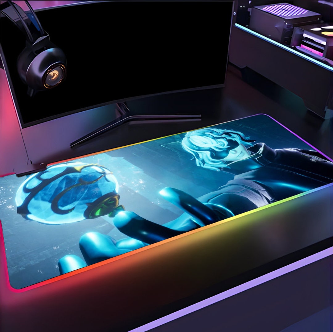 Glowing Palworld RGB Desk Mat: Add Cuteness to Your Setup Mouse Pad - Etsy