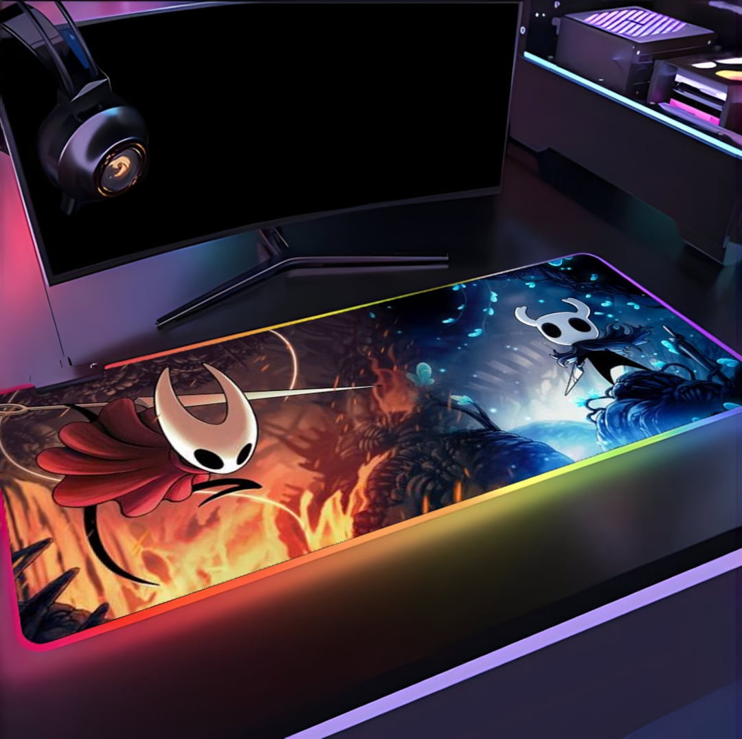 Hollow Knight RGB Gamer XXL Mousepad: the Perfect Lair for Your Hollow ...