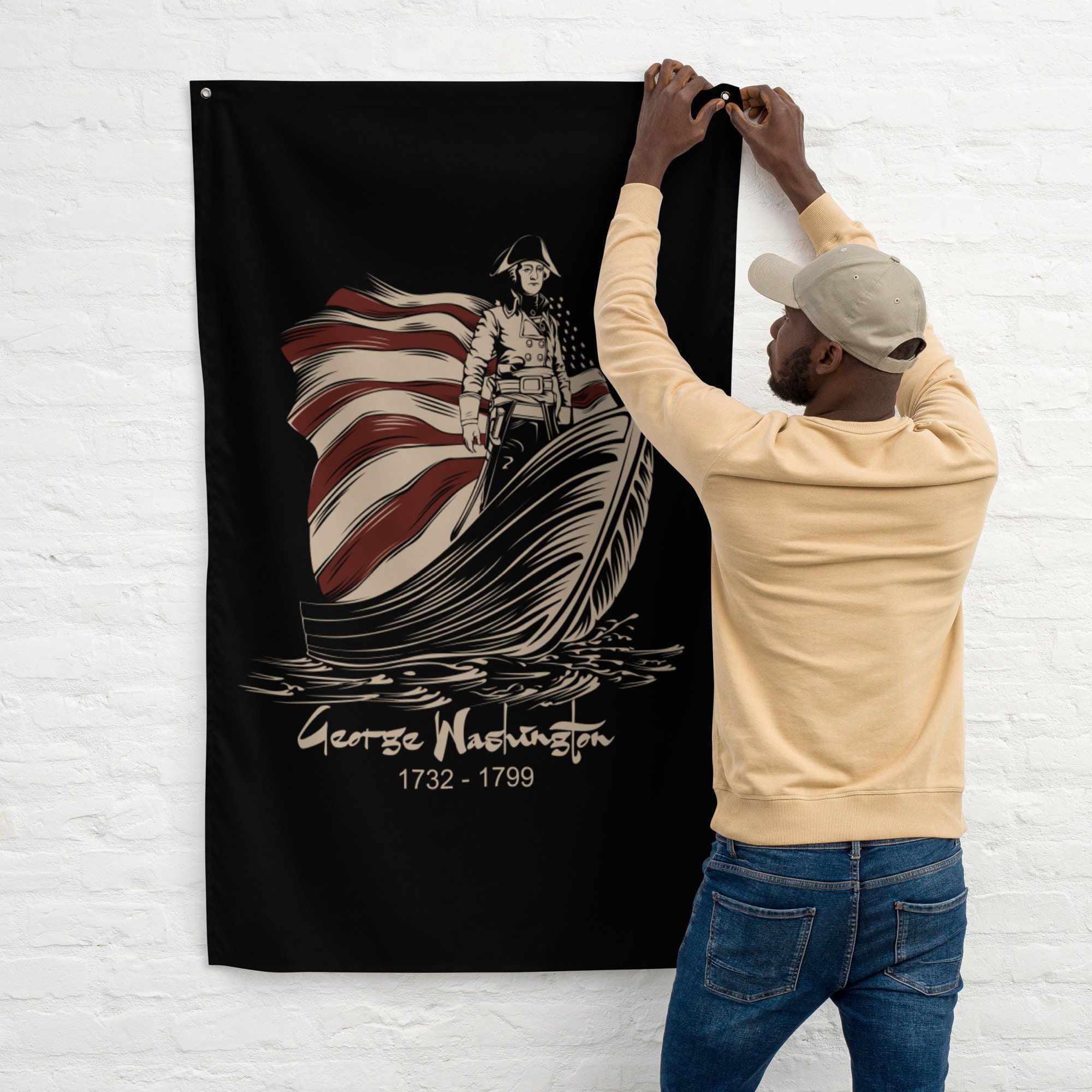 General George Washington Flag Free Shipping - Etsy