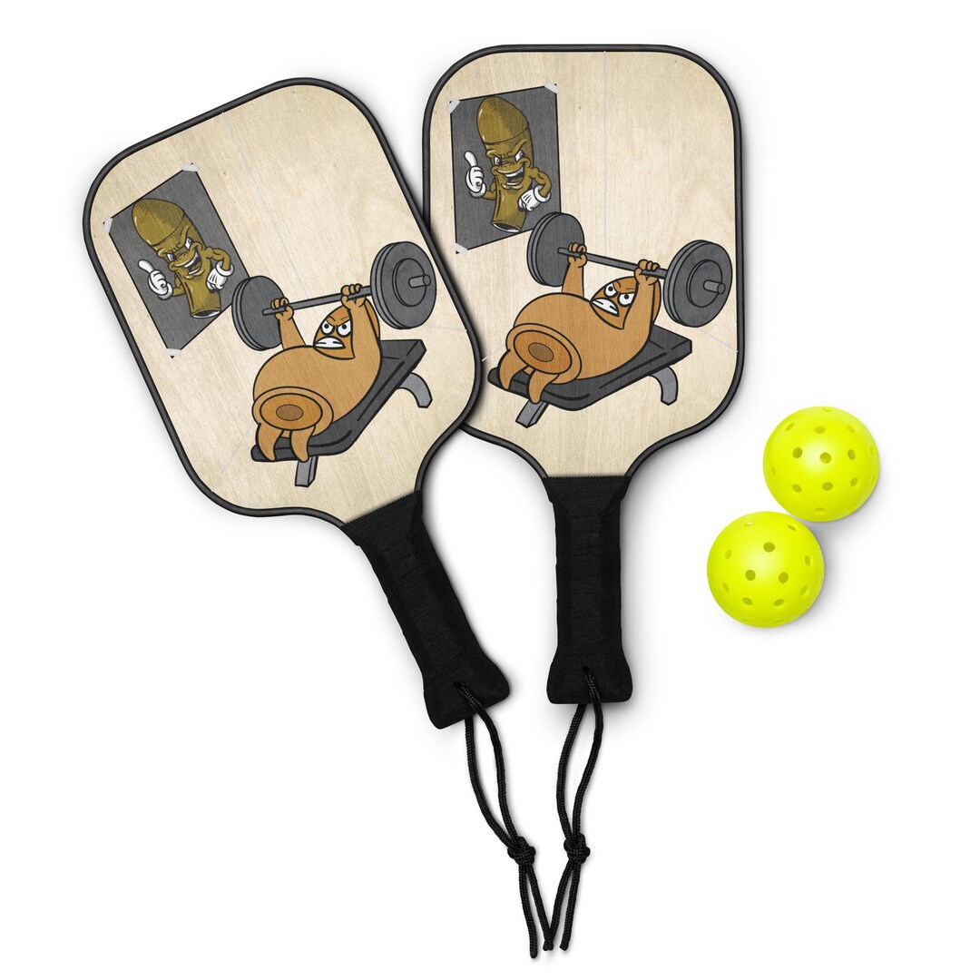 Bullet Bench Pickleball Paddle Set - Etsy