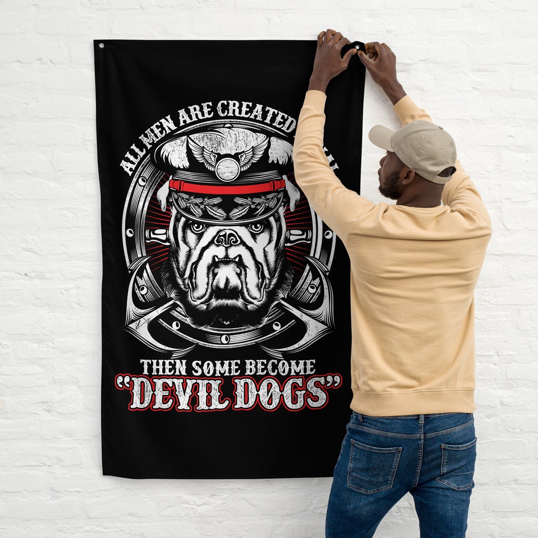 Devil Dog Flag - Etsy