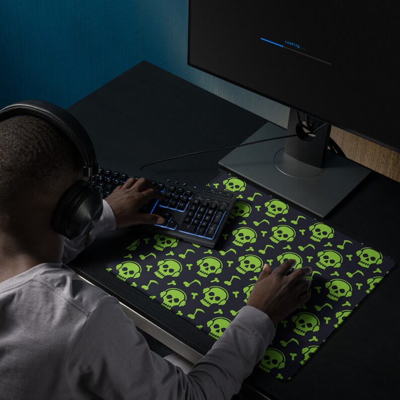 Gamer Skulls Gaming Mouse Pad - Grab a One-of-a-kind Mouse Pad for Your ...