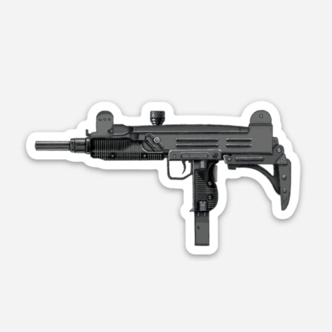 Uzi | Vinyl Sticker - Etsy