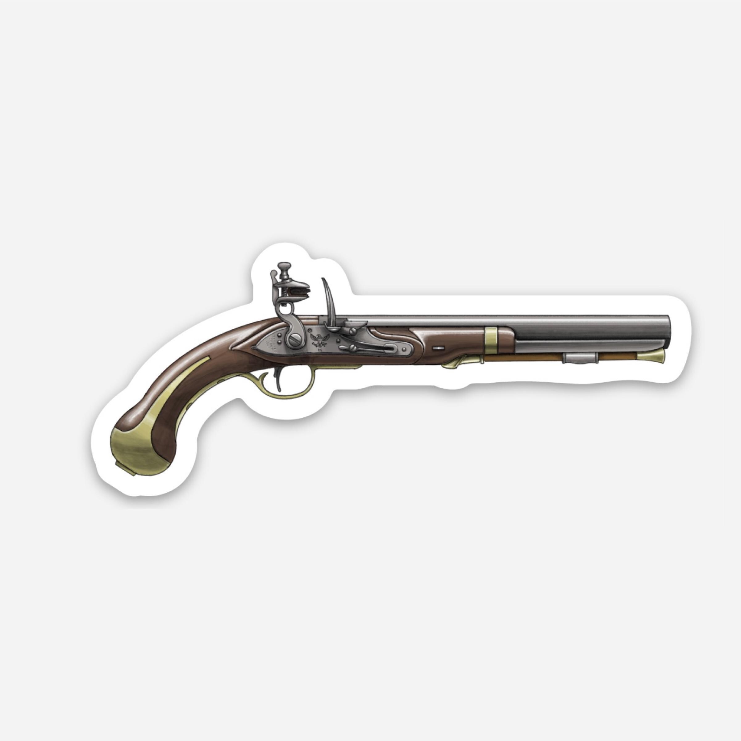 Harpers Ferry Flintlock | Vinyl Sticker - Etsy