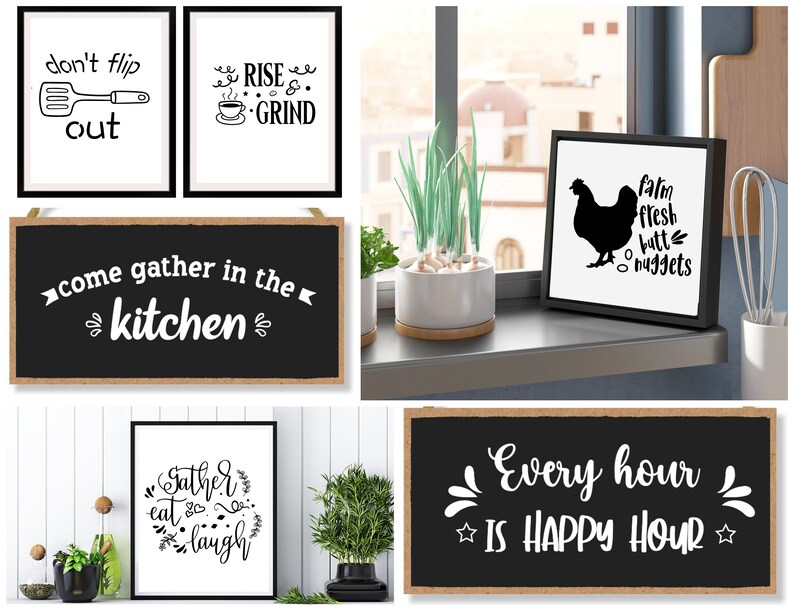 105-piece Kitchen-themed Designs in SVG Cut Files for Cricut - Etsy