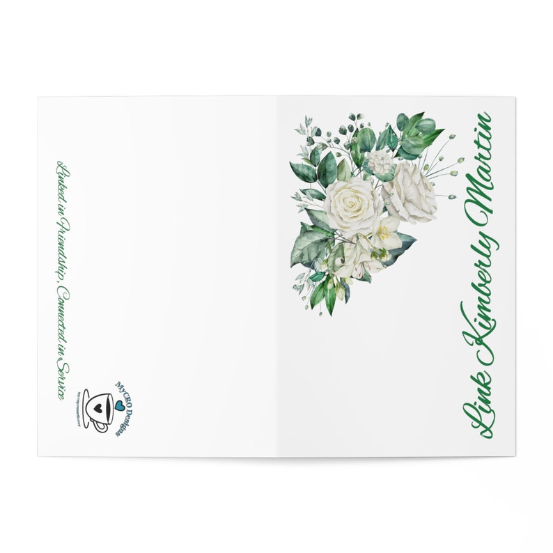 Personalized Links Incorporated Inspired Greeting Cards (7 Pcs ...