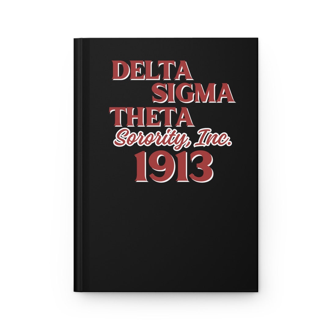 Delta Sigma Theta Inspired Hardcover Journal, Delta Sigma Theta ...