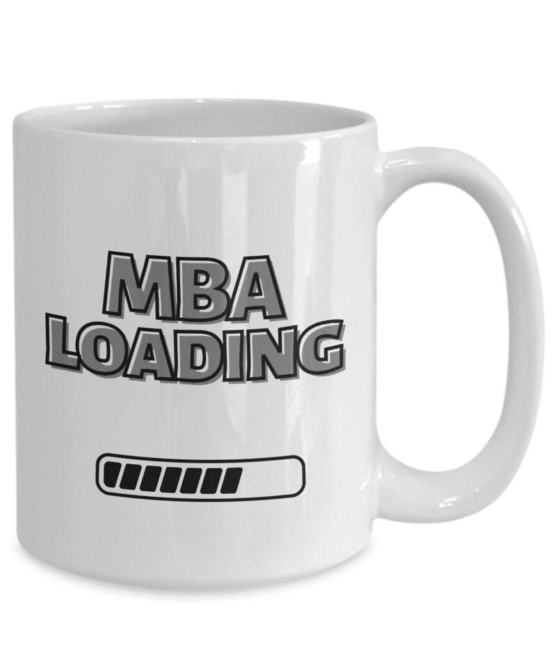 MBA Loading Mug - Masters Degree Gift Idea- Master's Degree Graduation ...
