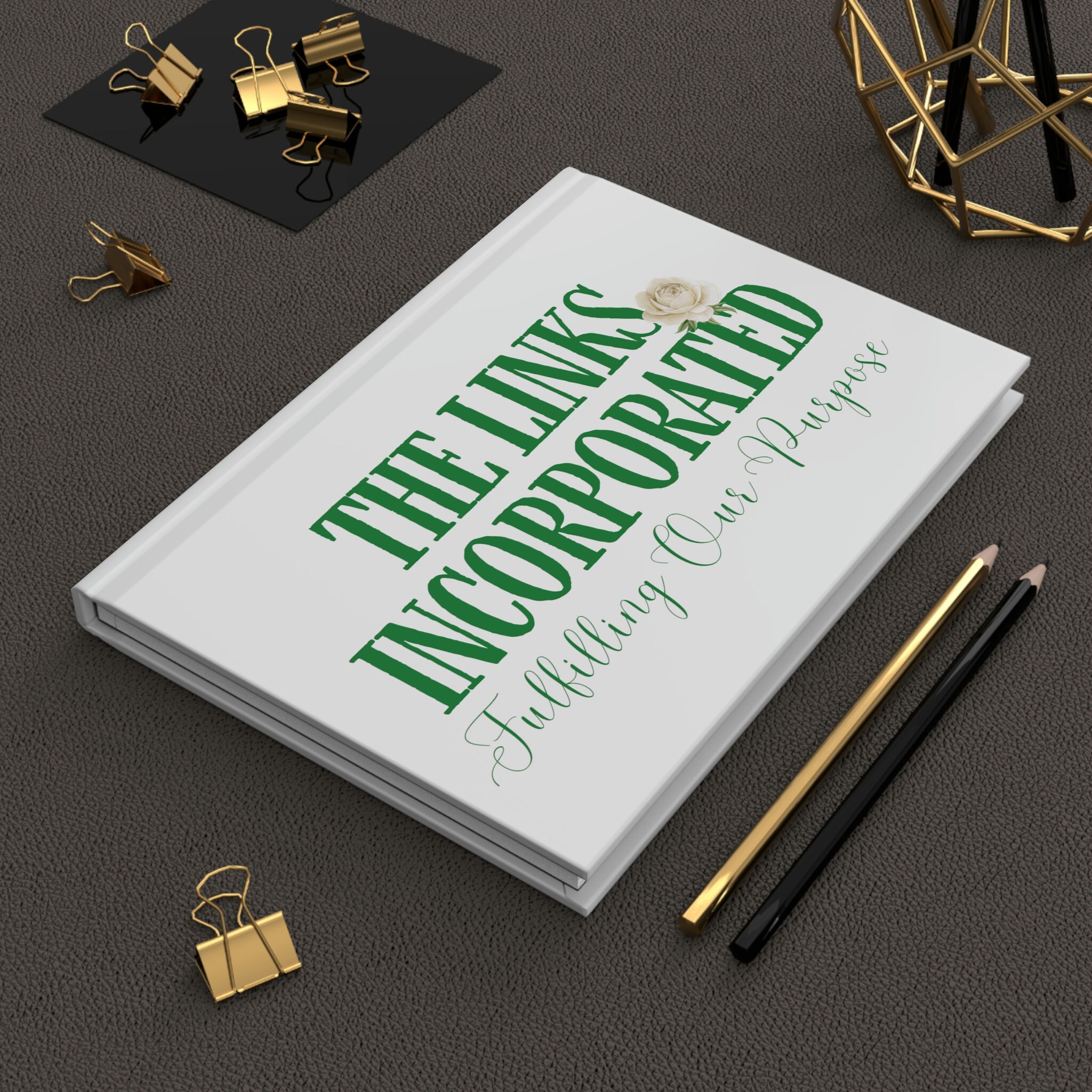The Links Inc Inspired Hardcover Journal Matte, Friendship and Service ...