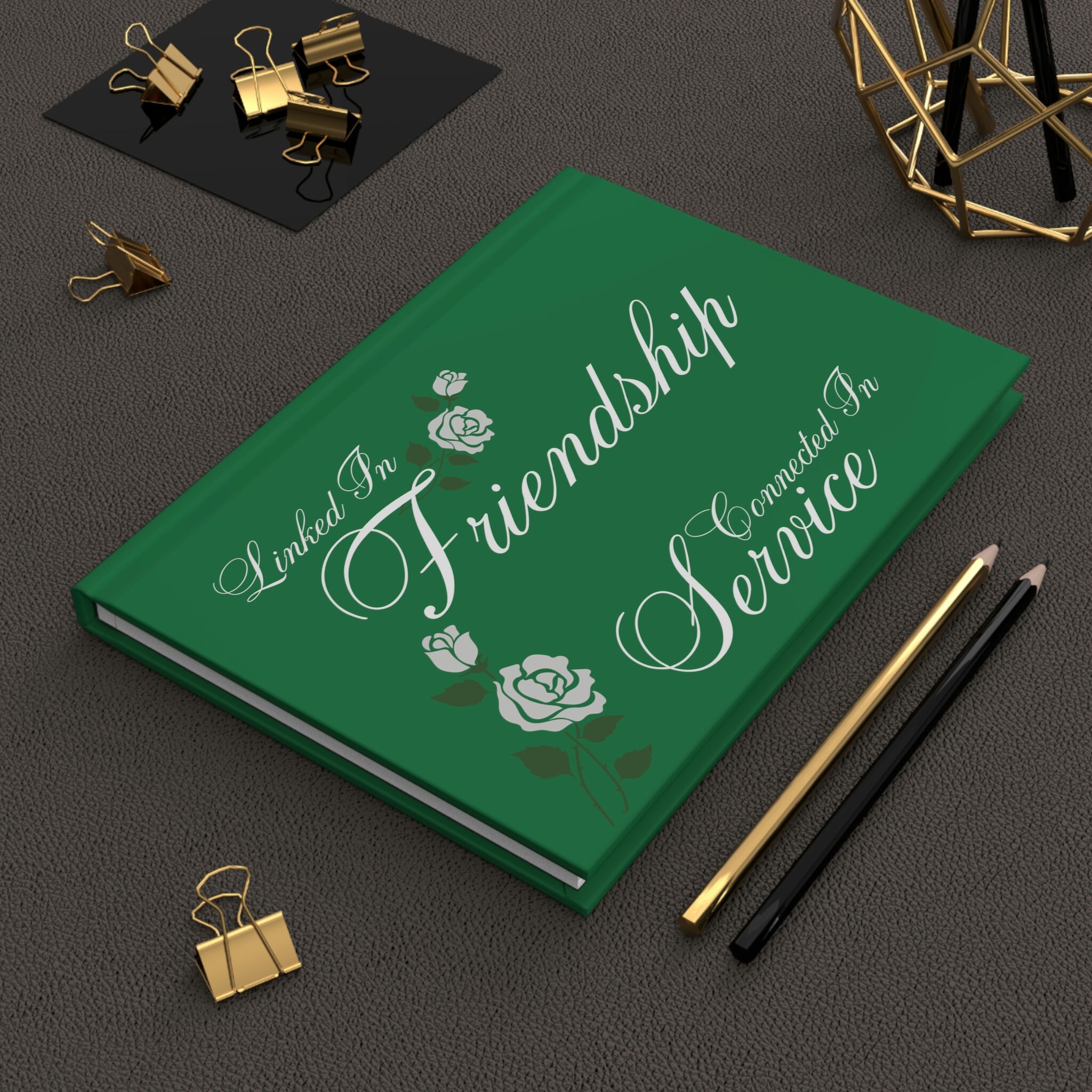 Links Inspired Linked in Friendship Connected in Service Hardcover ...