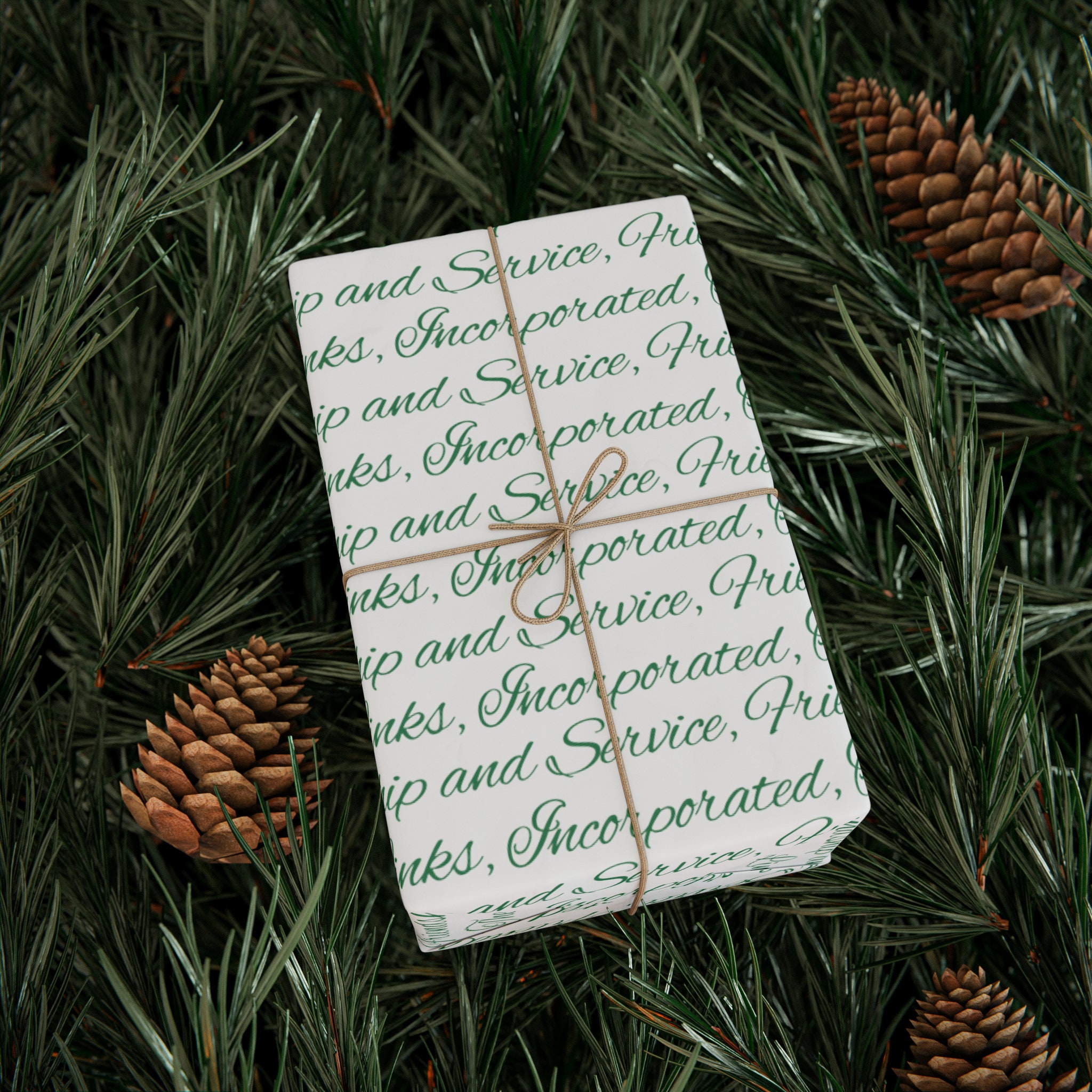 The Links Inspired Friendship and Service Gift Wrapping Paper Roll ...