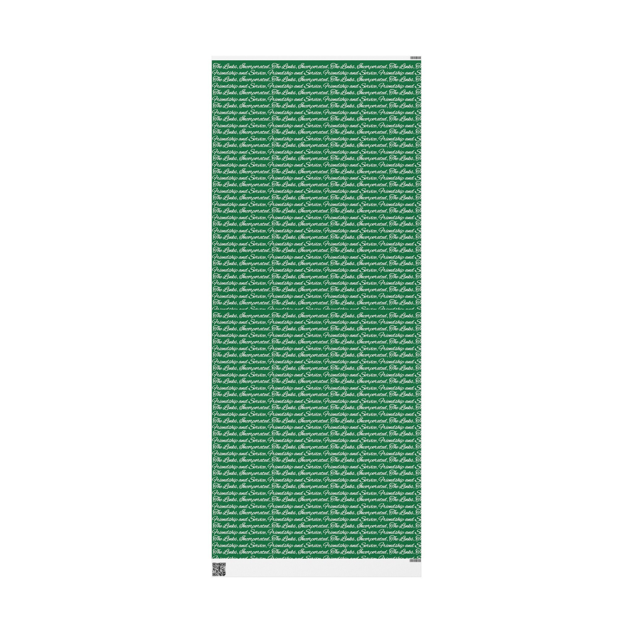 The Links Inspired Friendship and Service Gift Wrapping Paper Roll ...