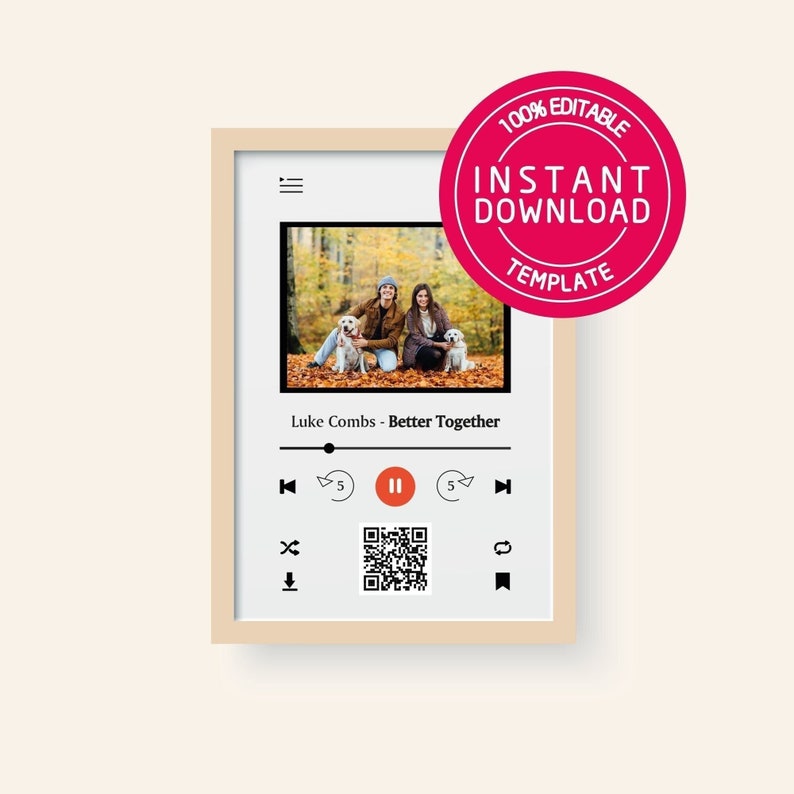 Music Player Svg Apple Music Svg Qr Code Display Song Svg - Etsy