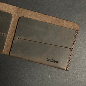 Minimal Leather Wallet / Simple Minimalist Design / Wallet for Men ...