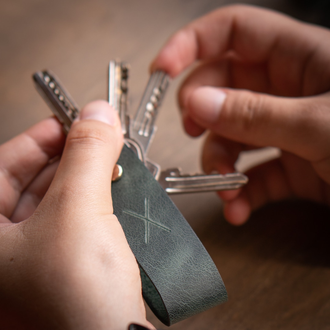 Key Tool Sleeve Minimalist Key Case Leather Key Holder Anti Scratch Key ...