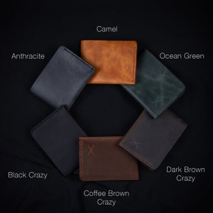 Minimal Leather Wallet / Simple Minimalist Design / Wallet for Men ...