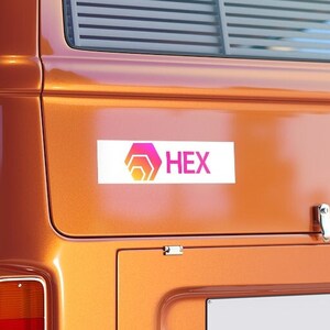 HEX Bumper Sticker Crypto Logo - Etsy
