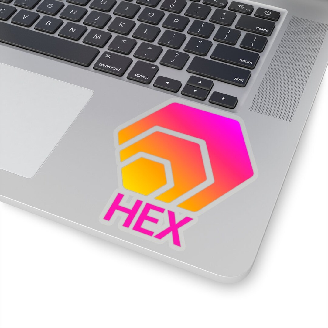 HEX Crypto Logo Kiss-cut Stickers - Etsy