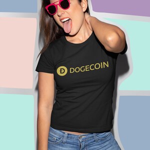 Dogecoin DOGE Logo T-shirt - Etsy