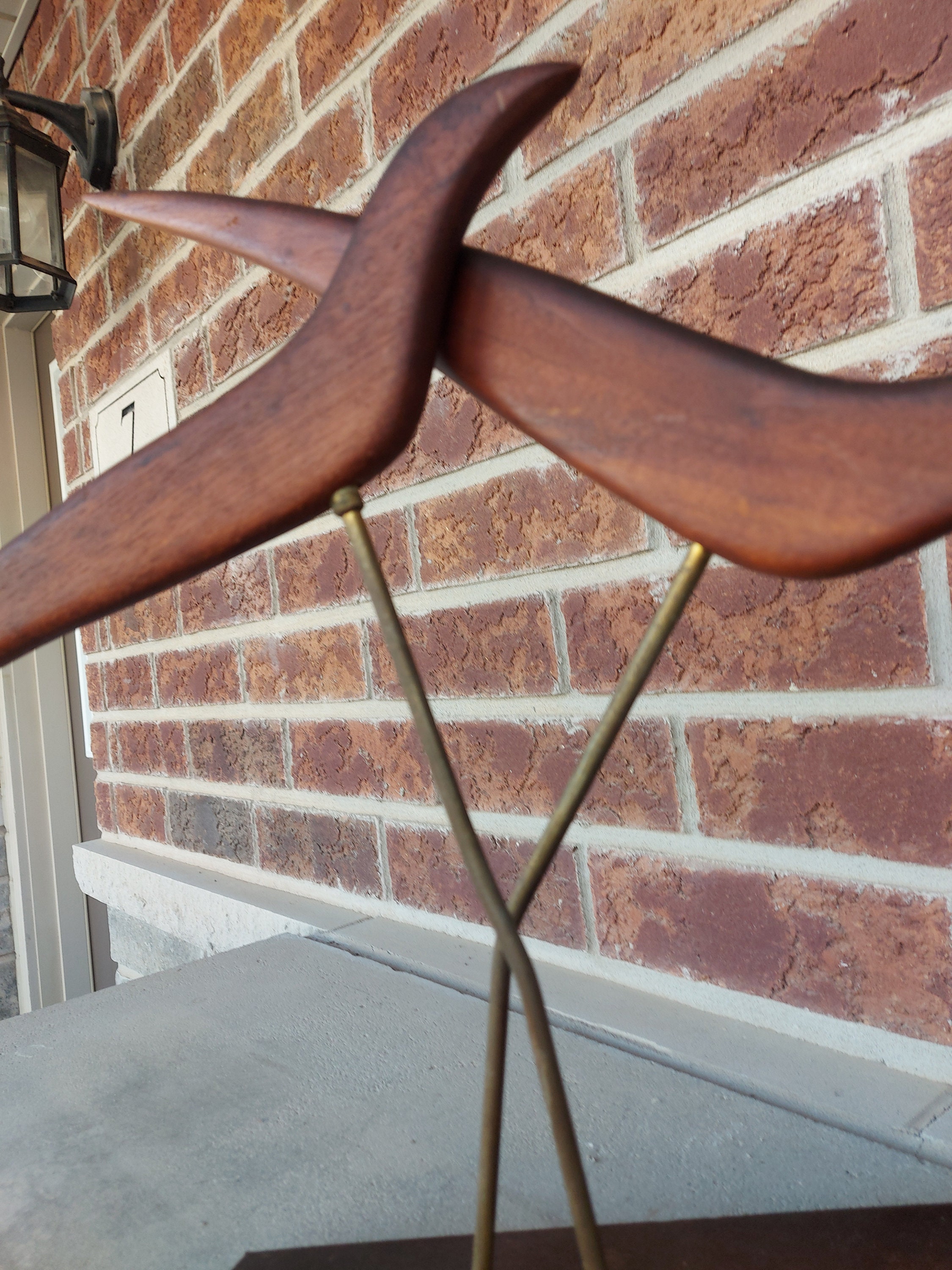 MCM Danish Teak Bird Sculpture - Etsy