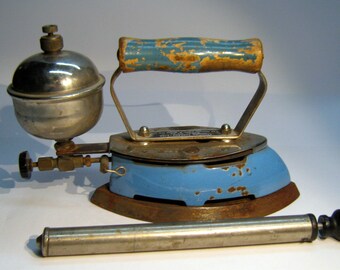 Antique Gas Iron - Etsy