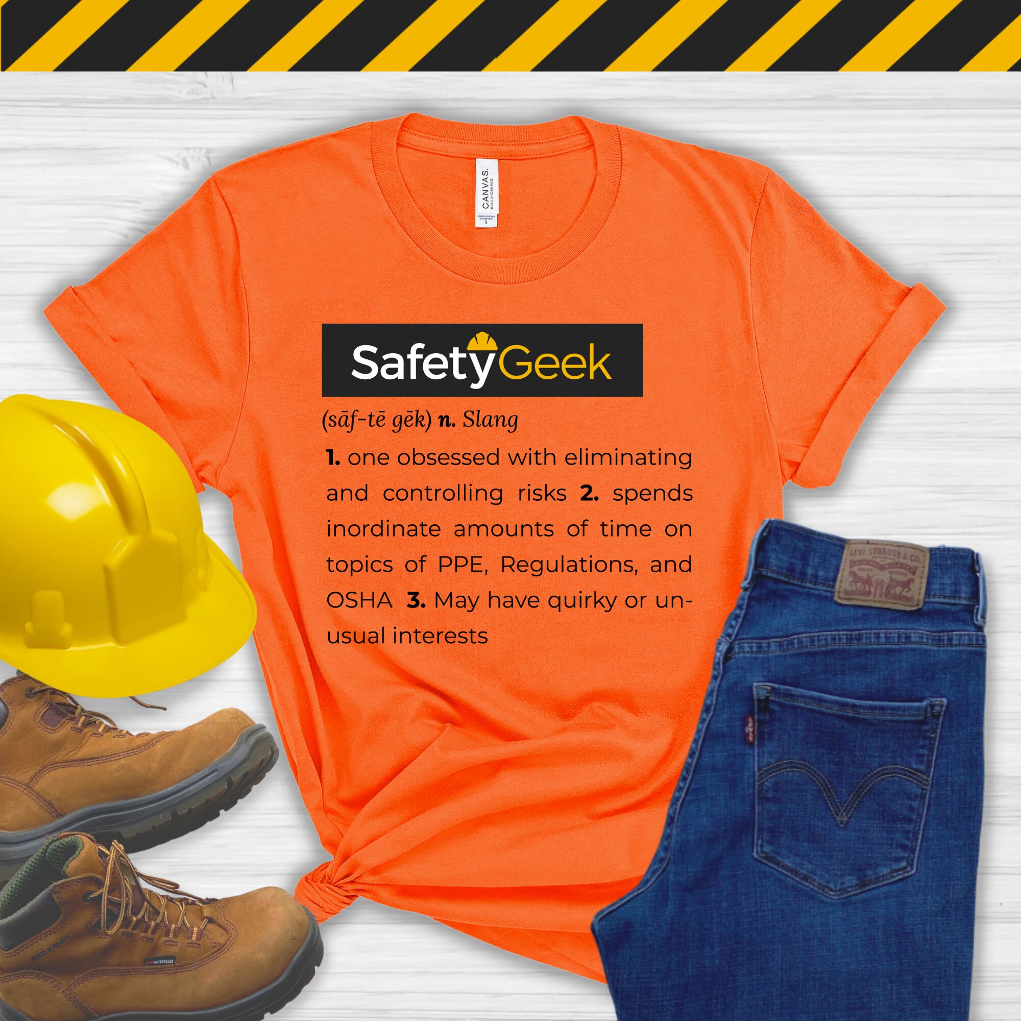 Definition of a Safety Geek Tee | Safety Manager Tshirt | Workplace ...