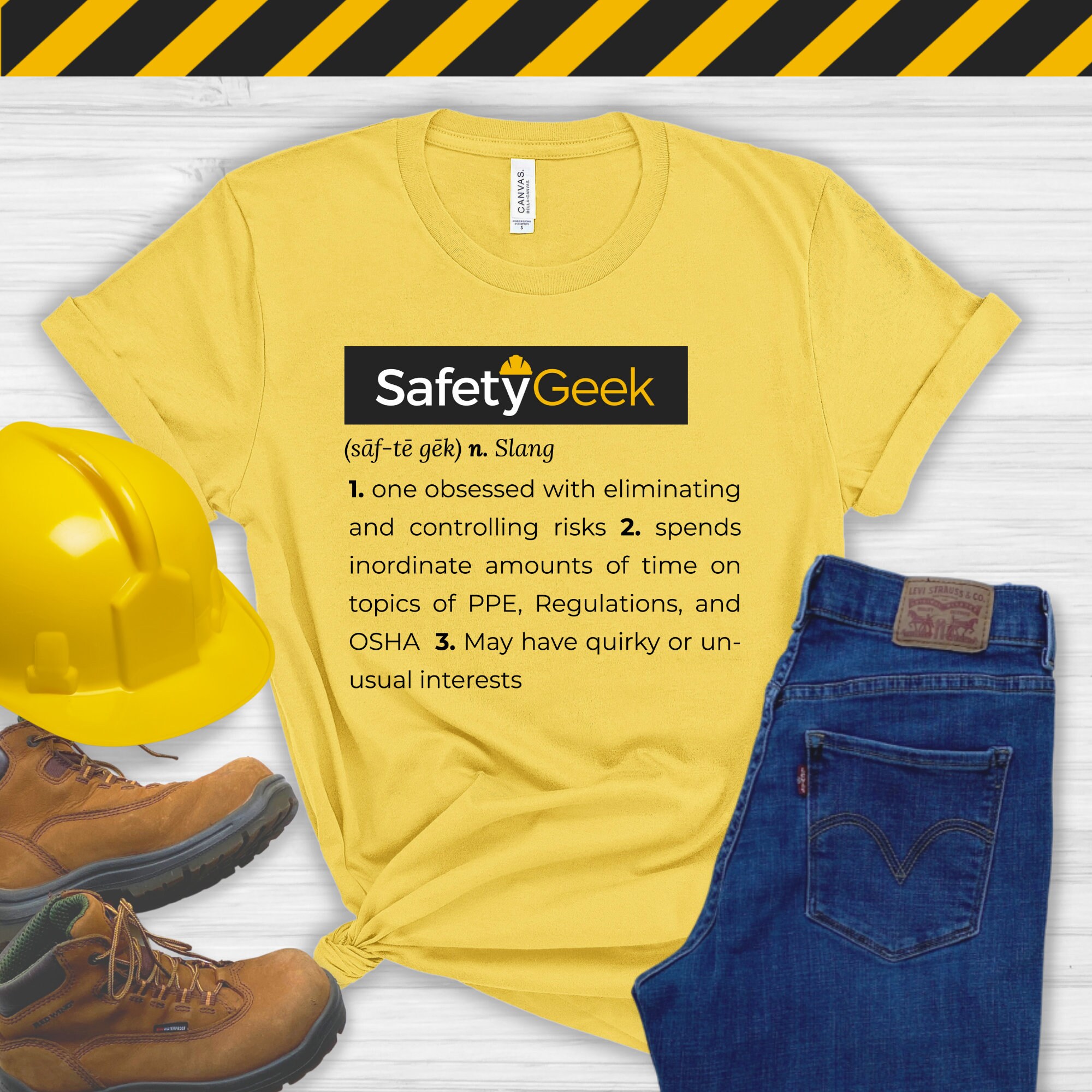 Definition of a Safety Geek Tee | Safety Manager Tshirt | Workplace ...
