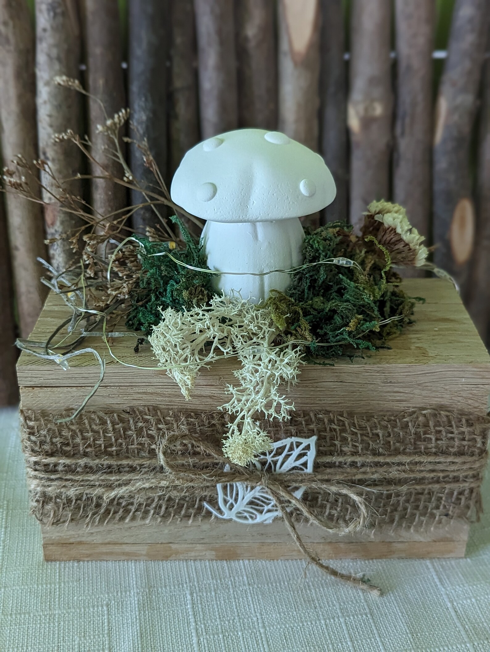 Pilz/Igel/ Herbstdeko wählbar mit Beleuchtung / Figur / Größe - Etsy.de