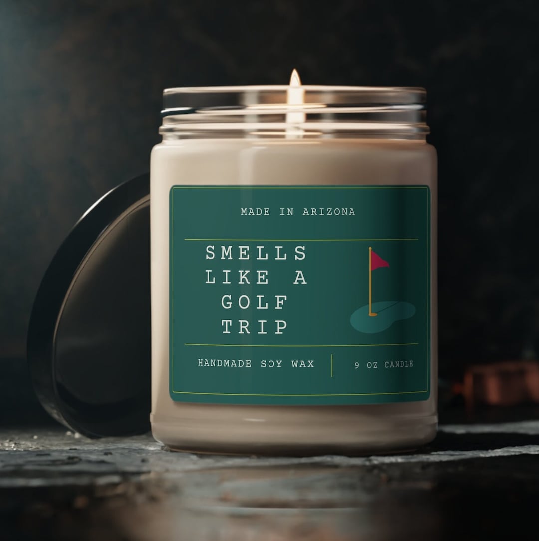 Golfer Candle Golf Candle Funny Candle Dad Candle Brother Candle Smells ...