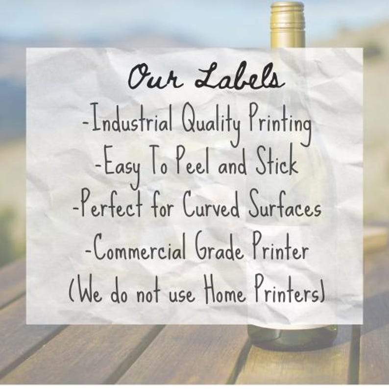 Custom Wine & Champagne Labels (wedding or Anniversary Gift ...