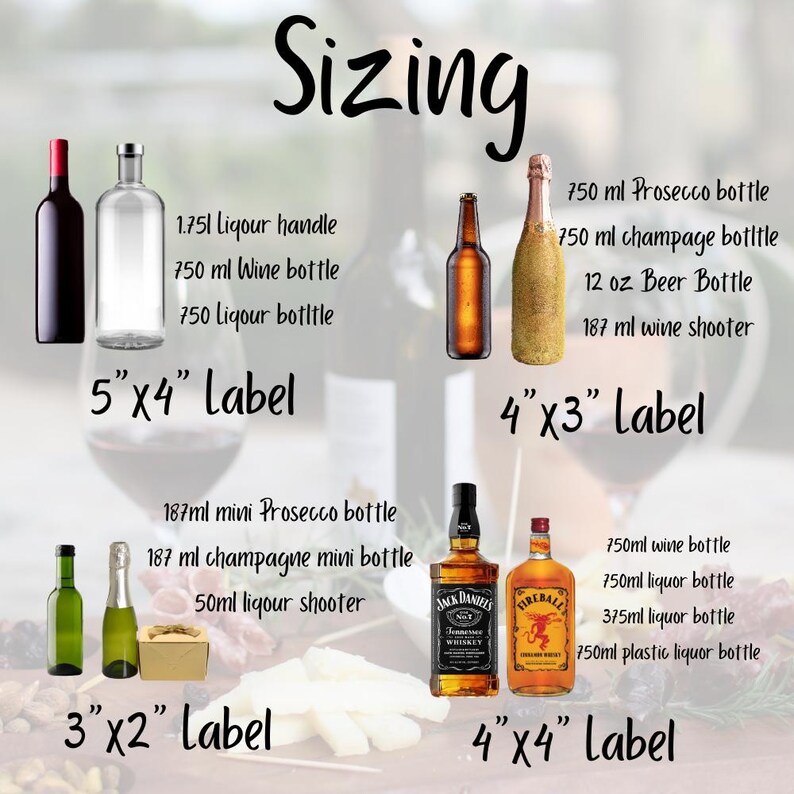 Custom Wine & Champagne Labels (wedding or Anniversary Gift ...