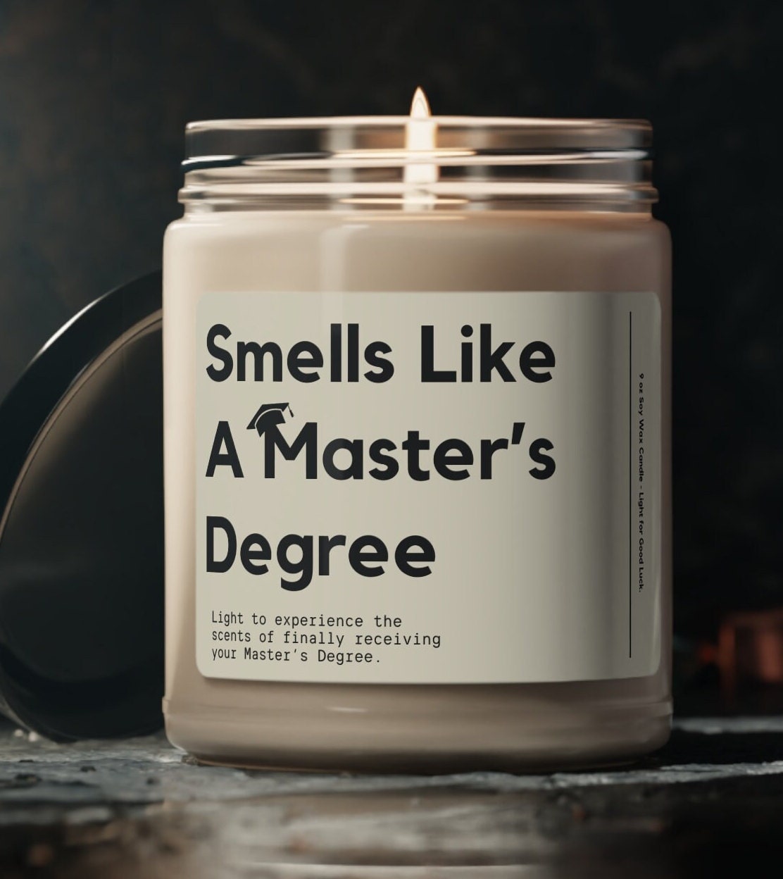 Masters Degree Graduation Gift Funny Congrats Smells Like Masters ...