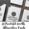Affirmation Cards // Printable // Affirmation Deck - Etsy