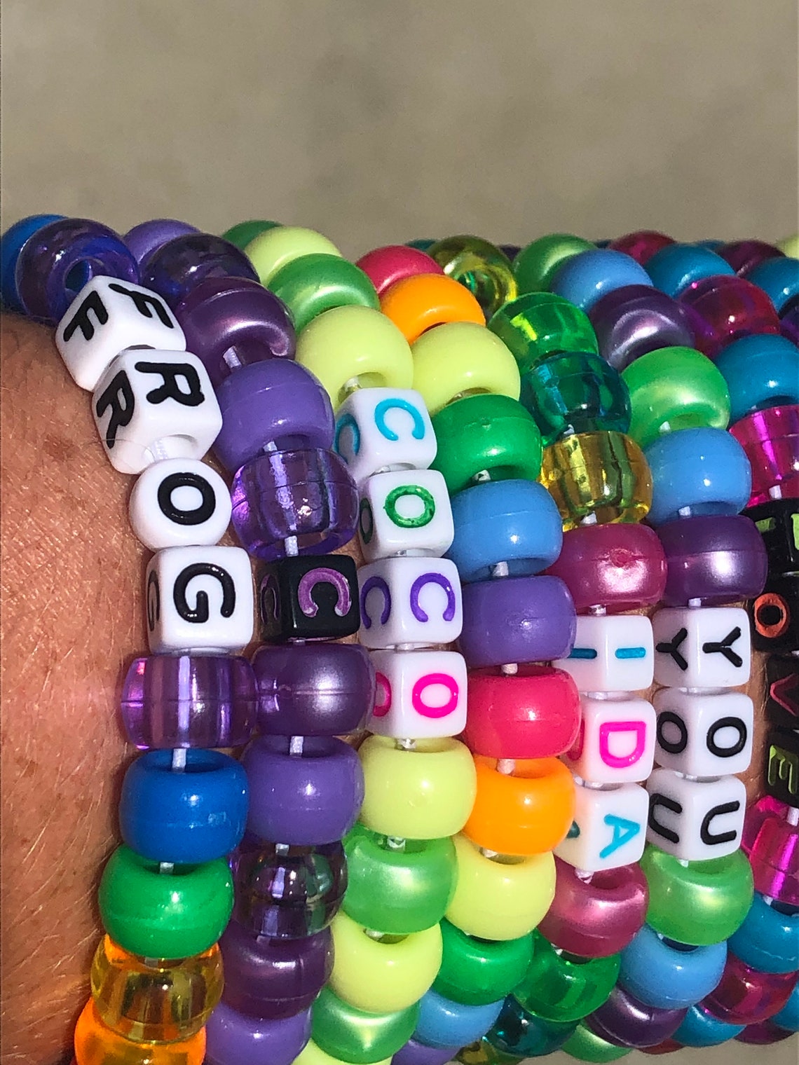 Custom Made Indie Aesthetic Bead Bracelets | Etsy