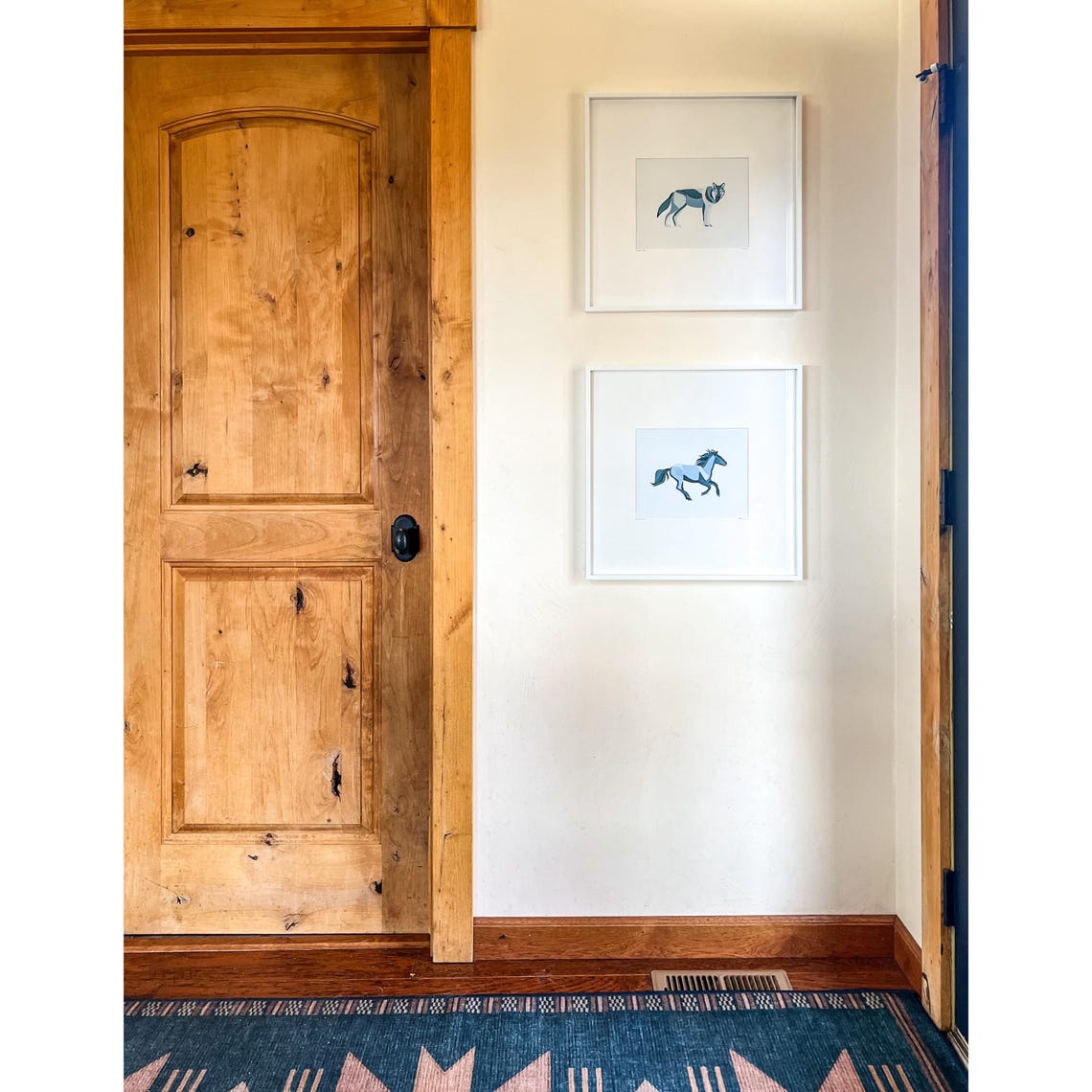 BLUE ROAN Paper Print - Etsy