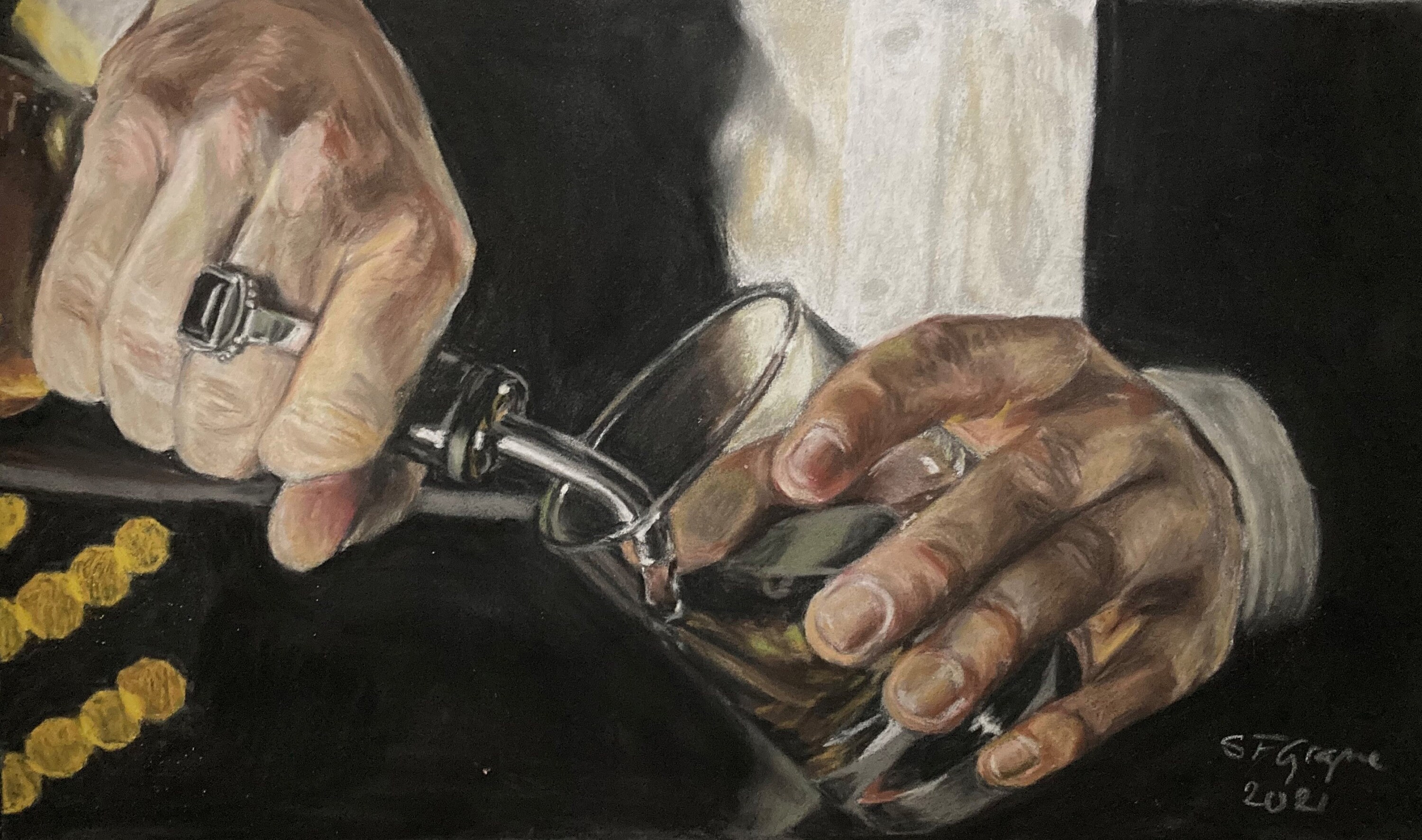 Hand Art TV Show Lucifer Prints From Original Pastel - Etsy