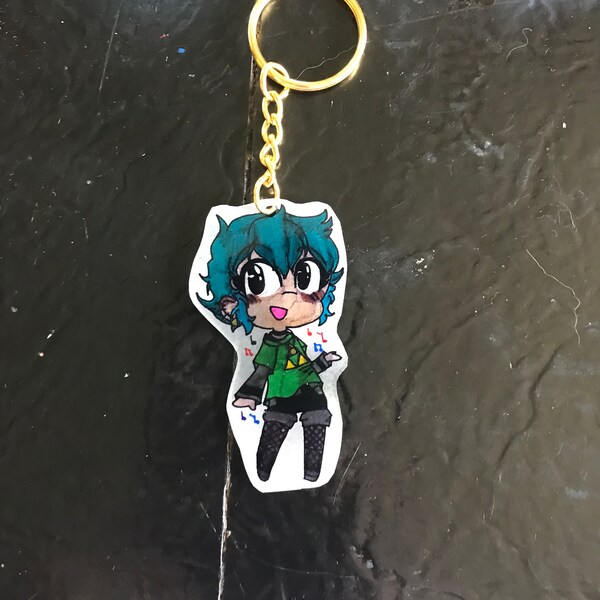 Anime Keychain - Etsy