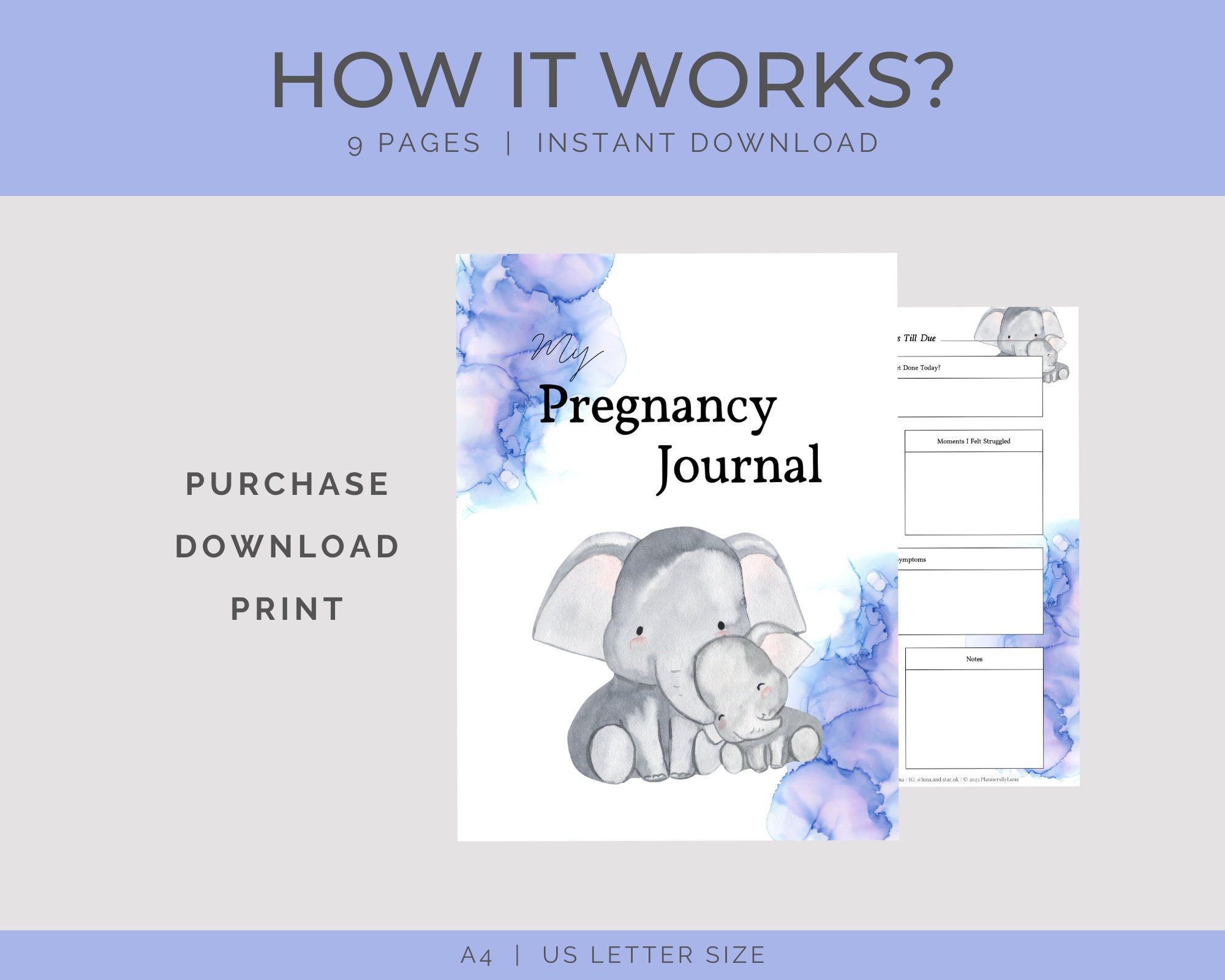 The Ultimate Pregnancy Journal, Printable Pregnancy Journal, Pregnancy ...