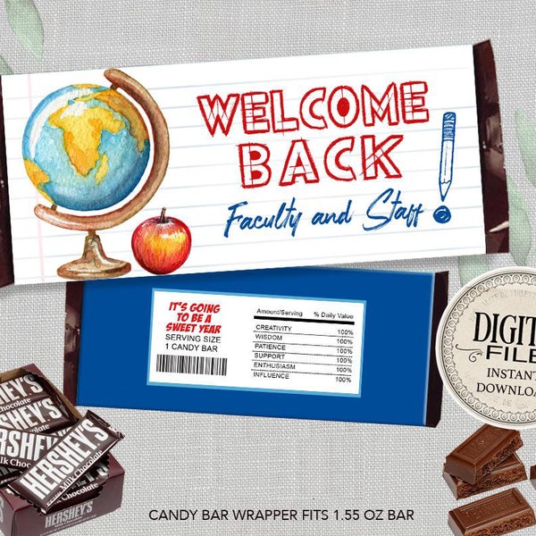 Employee Appreciation Candy Printable - Etsy