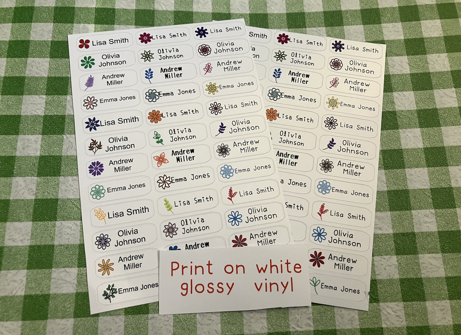 Editable Name Label Template, Editable School Supply Labels, 36 Designs ...