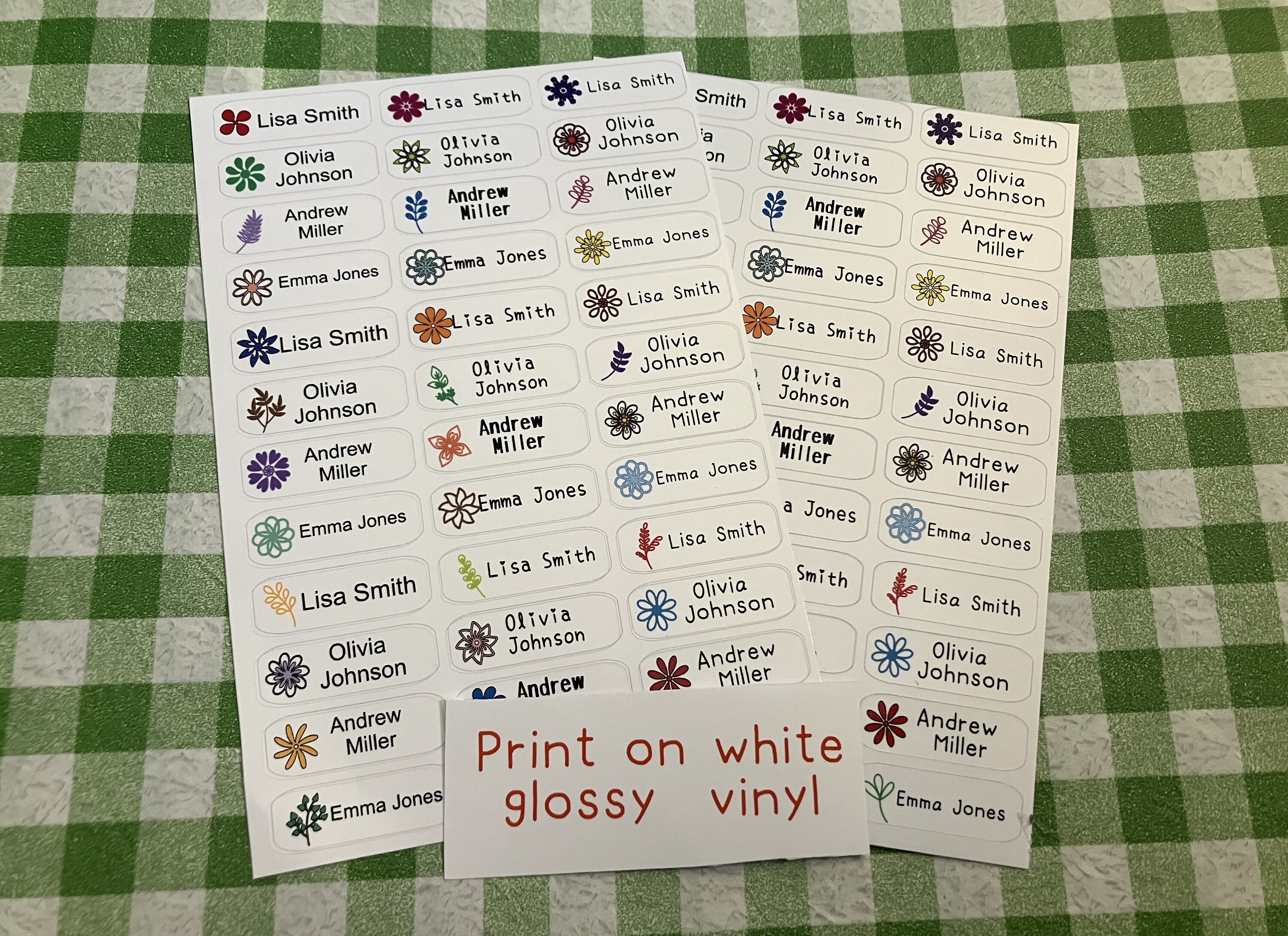 Editable Name Label Template, Editable School Supply Labels, 36 Designs ...