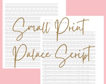 Small Print Arial Narrow Handwriting, Printable, Hand Lettering ...